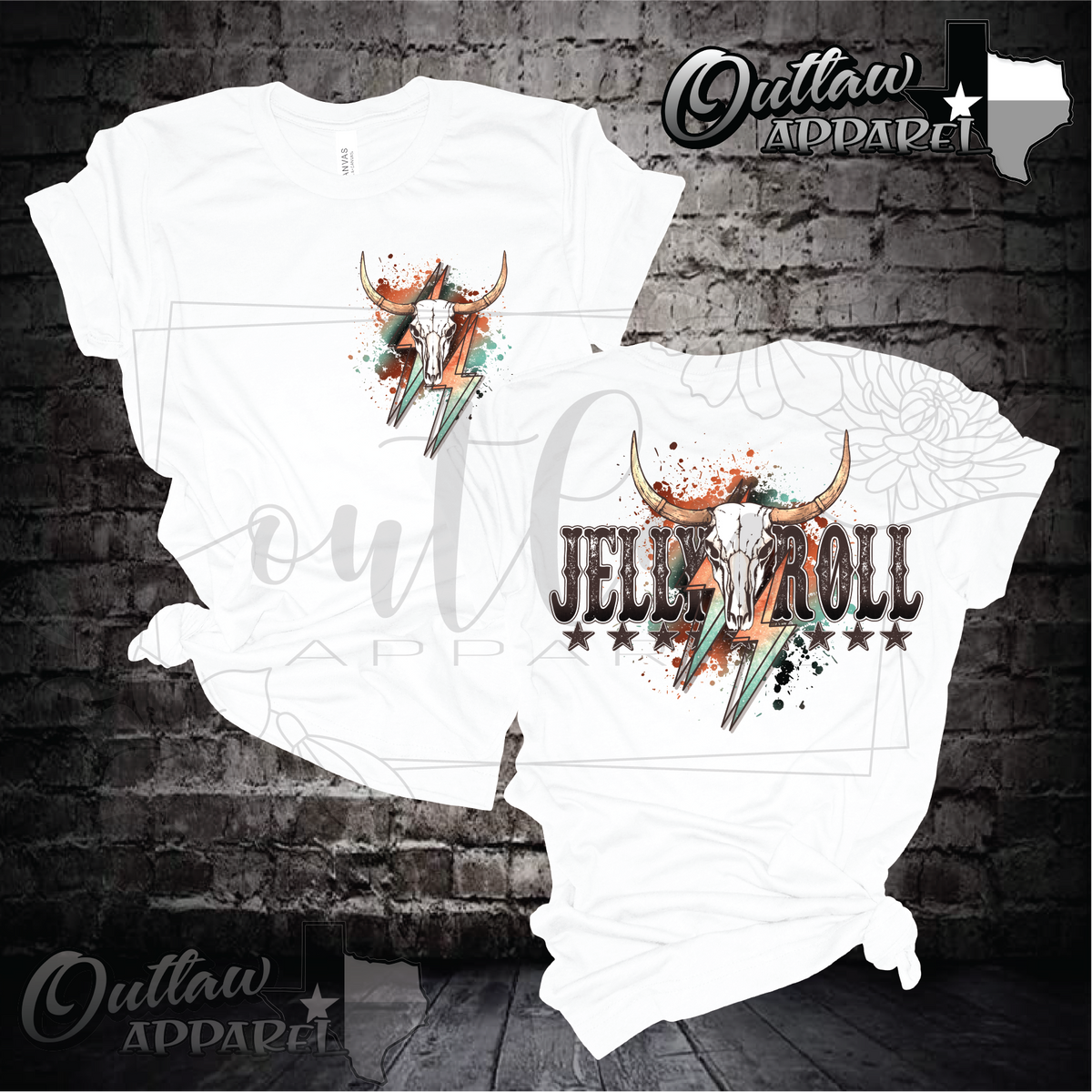 JR - skull – Outlaw Apparel