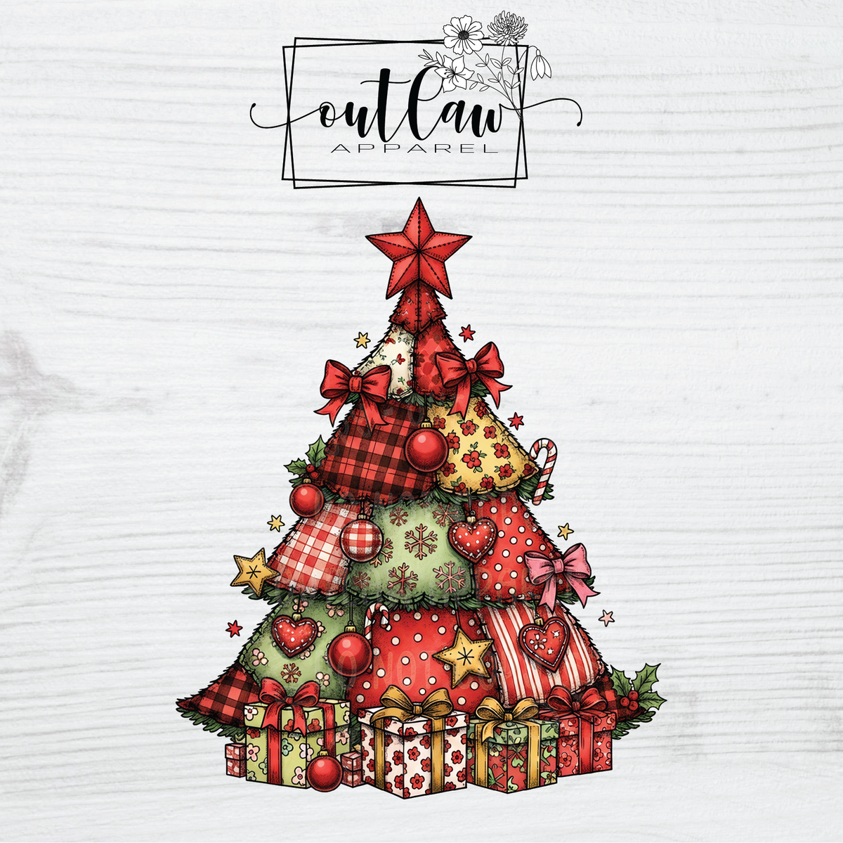 Patchwork Christmas Tree – Outlaw Apparel