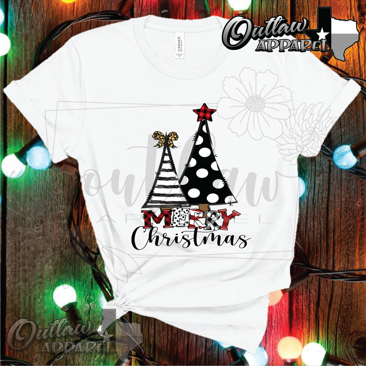 2 Christmas trees – Outlaw Apparel
