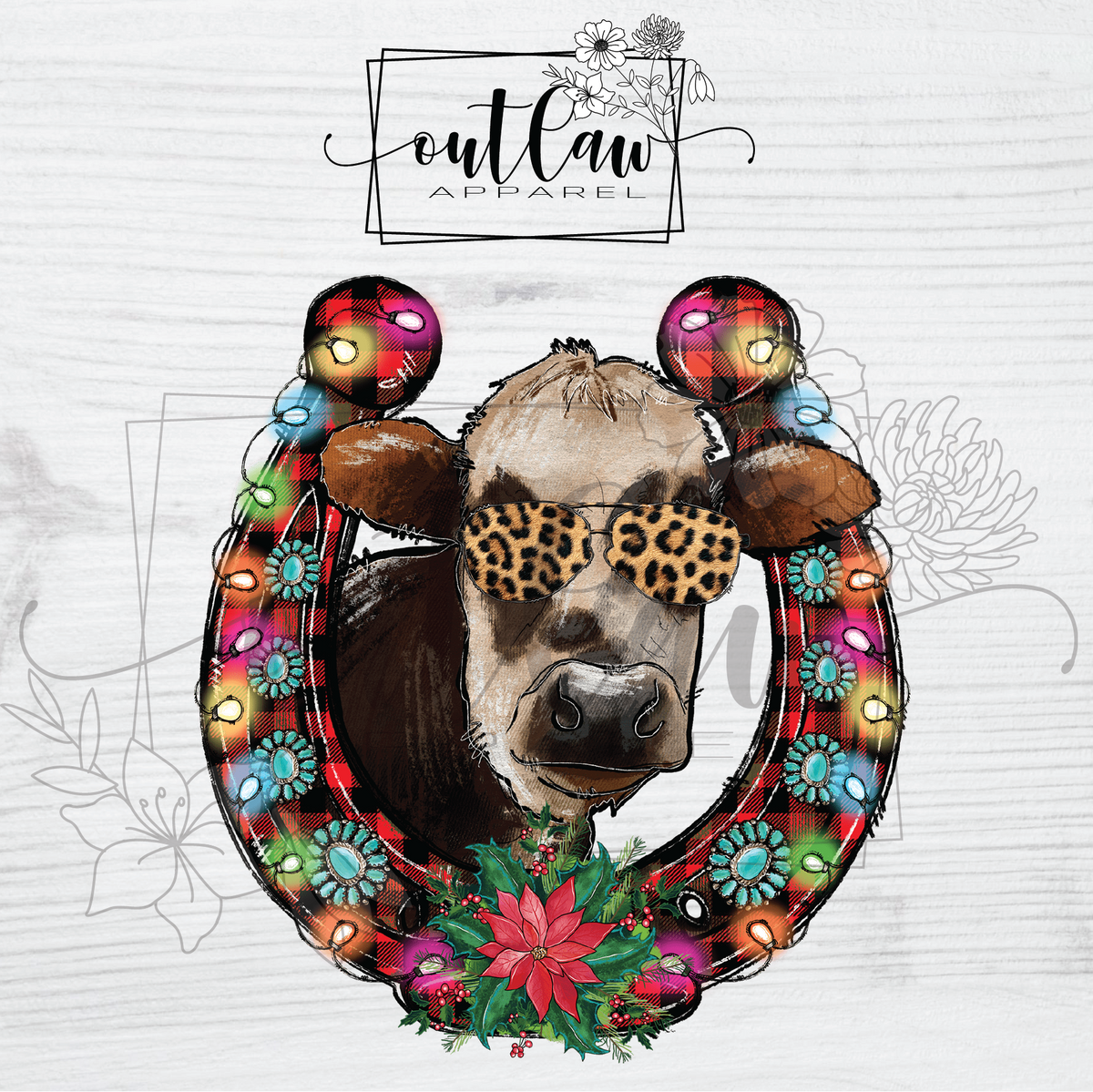 Christmas cow – Outlaw Apparel