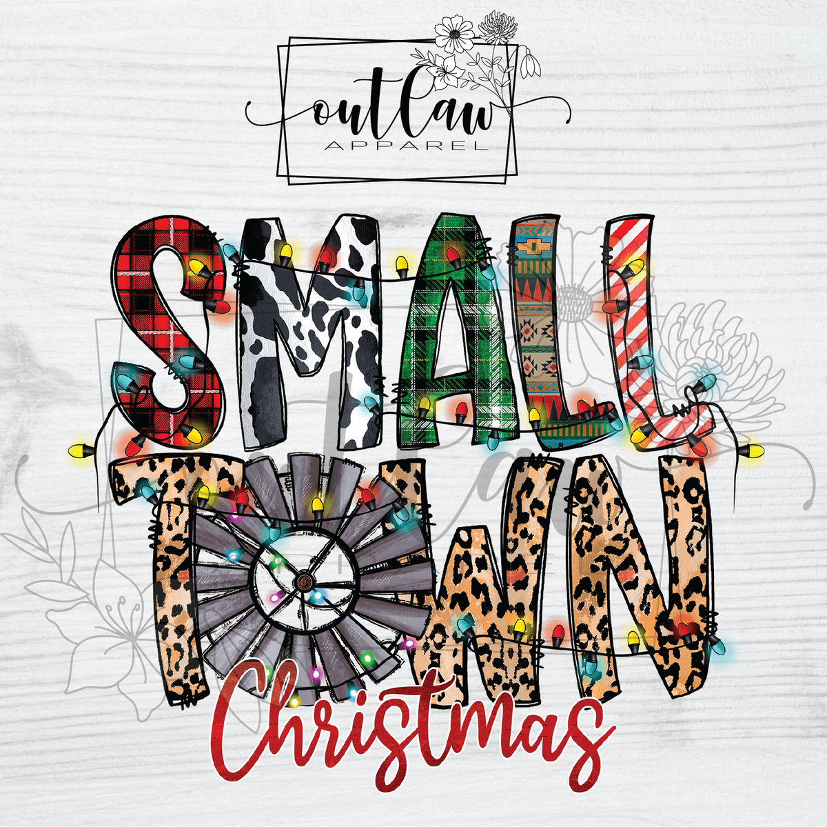 Small town Christmas – Outlaw Apparel